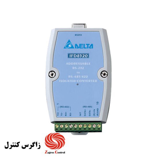 مبدل شبکه سریال و MODBUS دلتا مدل IFD8520 - زاگرس کنترل